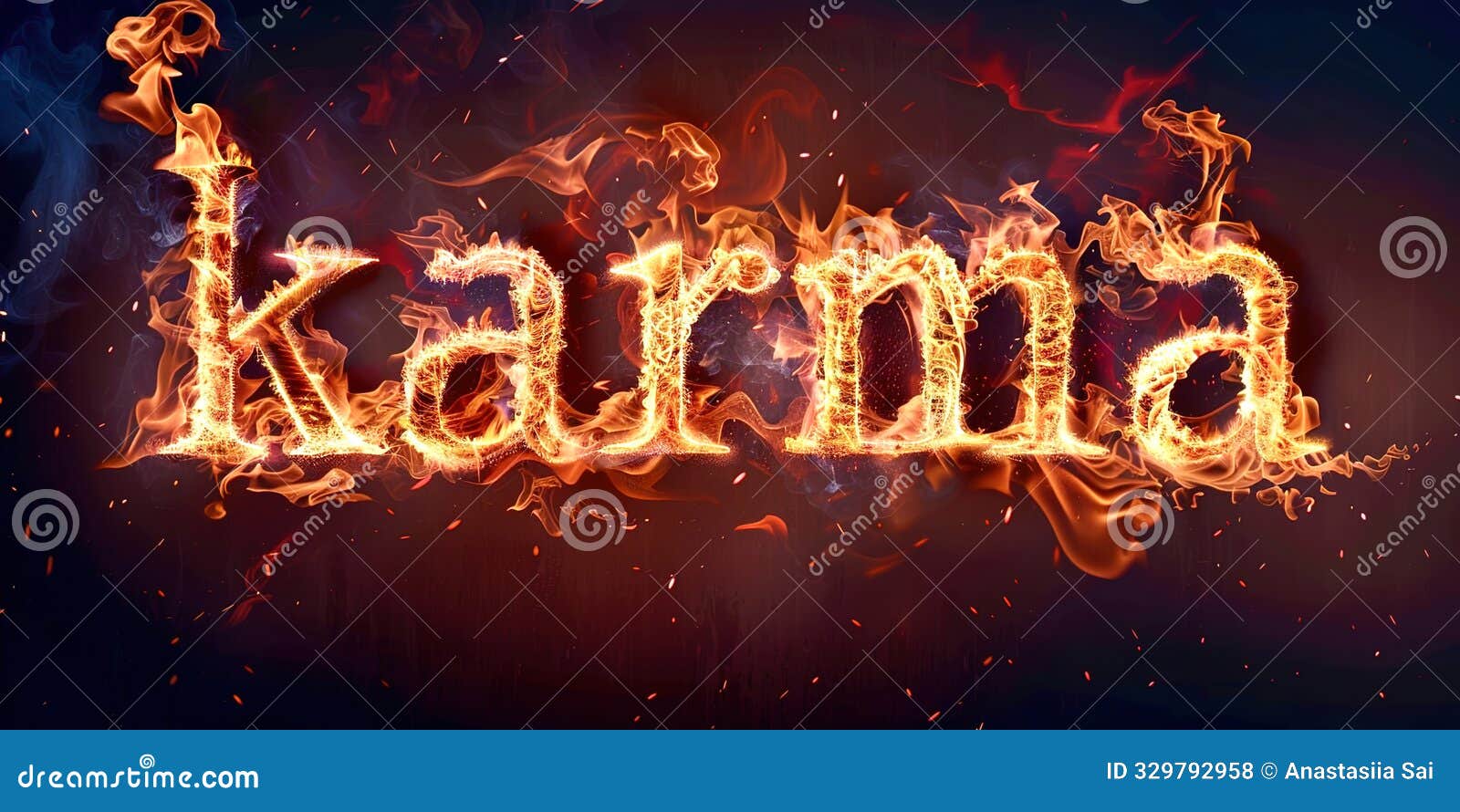 Word KARMA For Coloring. Vector Decorative Zentangle Object ...