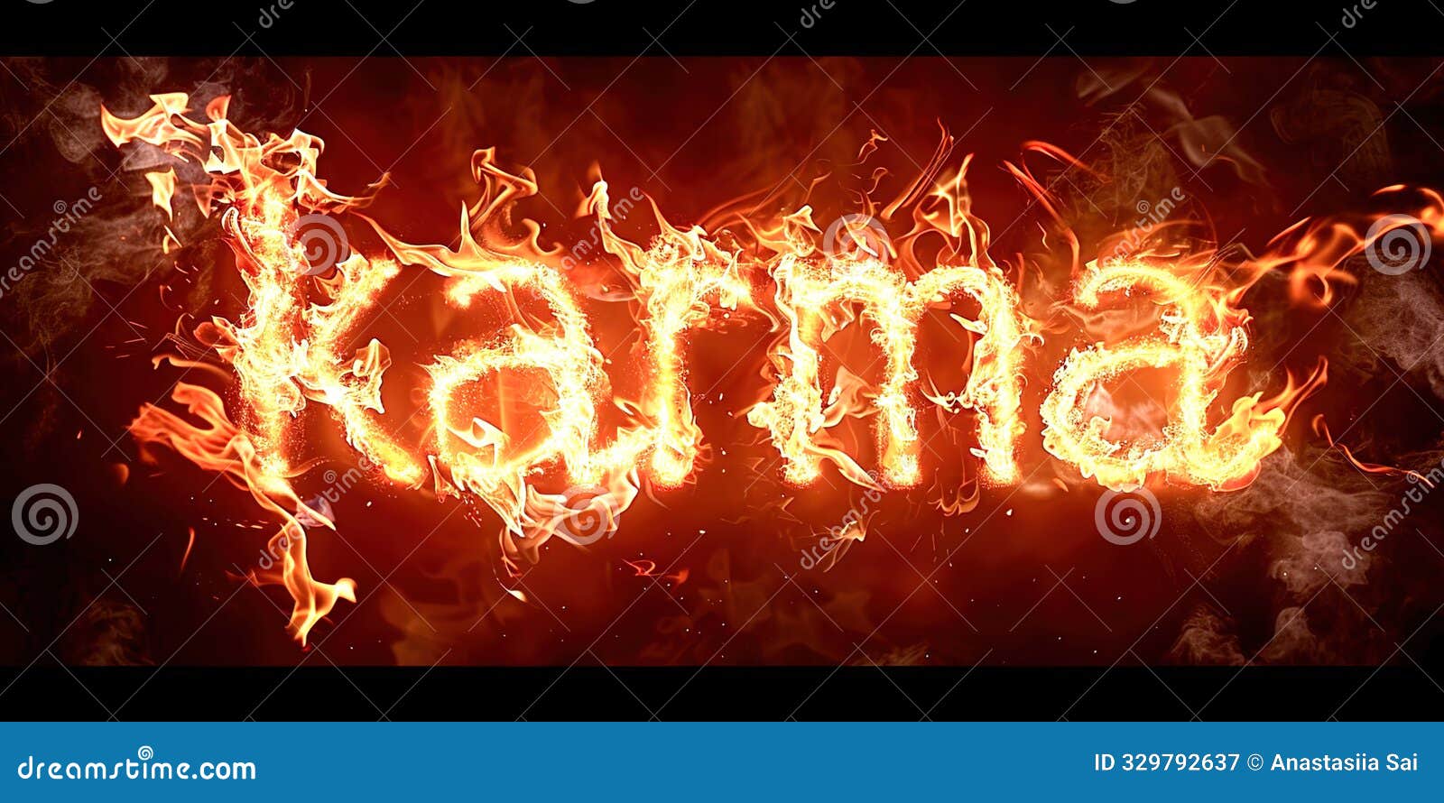 Word KARMA For Coloring. Vector Decorative Zentangle Object ...