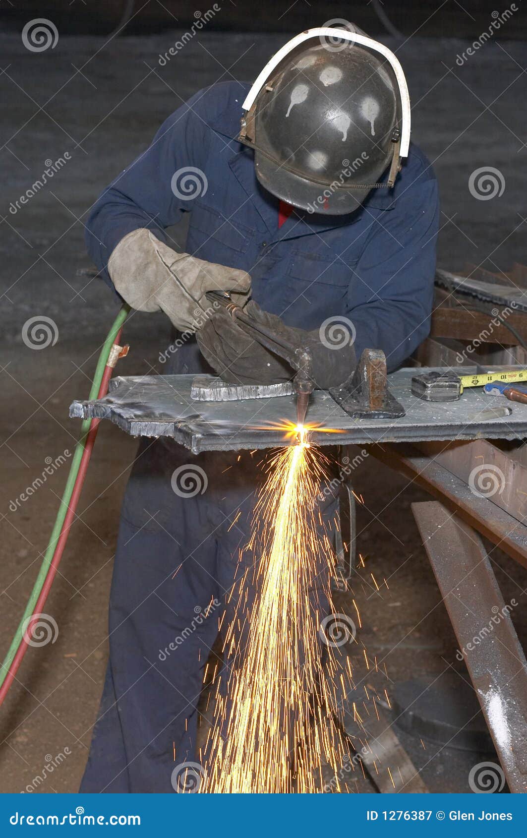 Burning work stock image. Image of manufacturing, skilled - 1276387