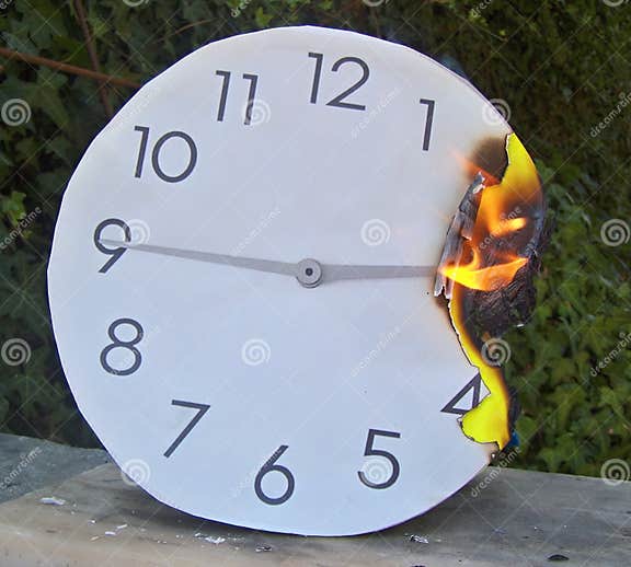 Burning your time stock image. Image of burning, fire - 255263821