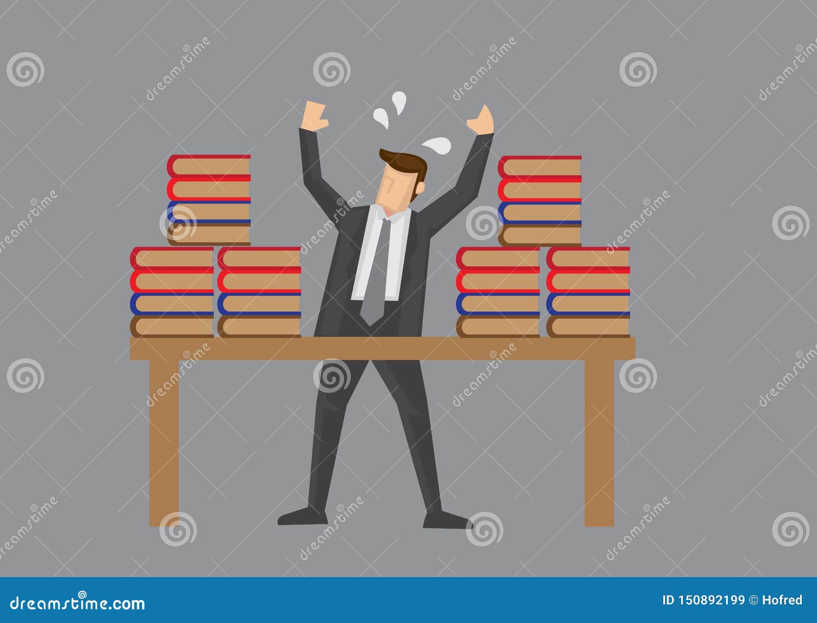 Workload 2D Vector Web Banner, Poster | CartoonDealer.com #212566463