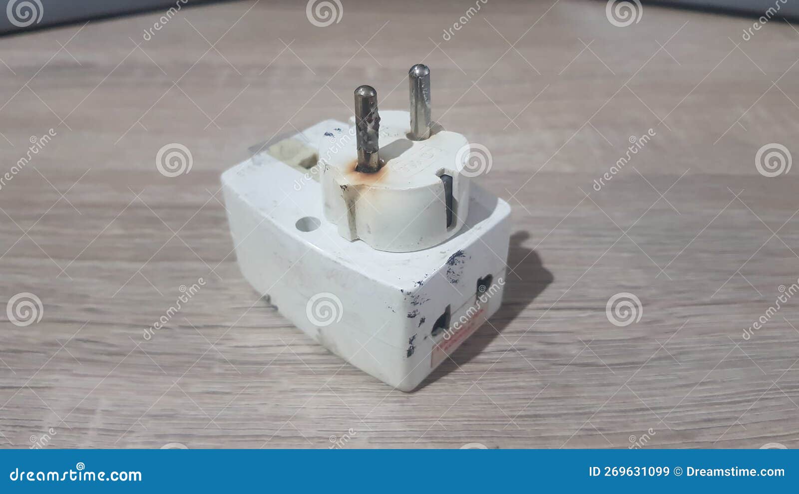 Burnout Electrical Appliances or Electrical Plug or Electrical Adapter ...