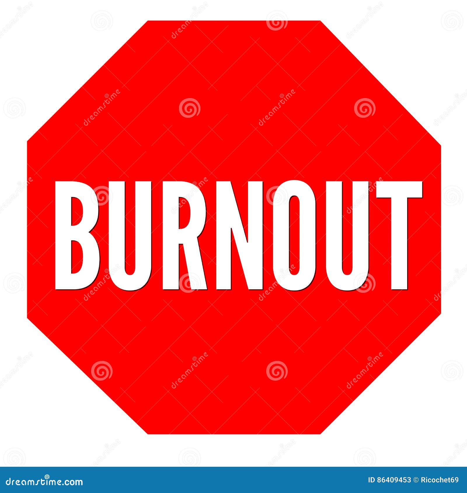 Burnout panel sign stock illustration. Illustration of manager - 86409453
