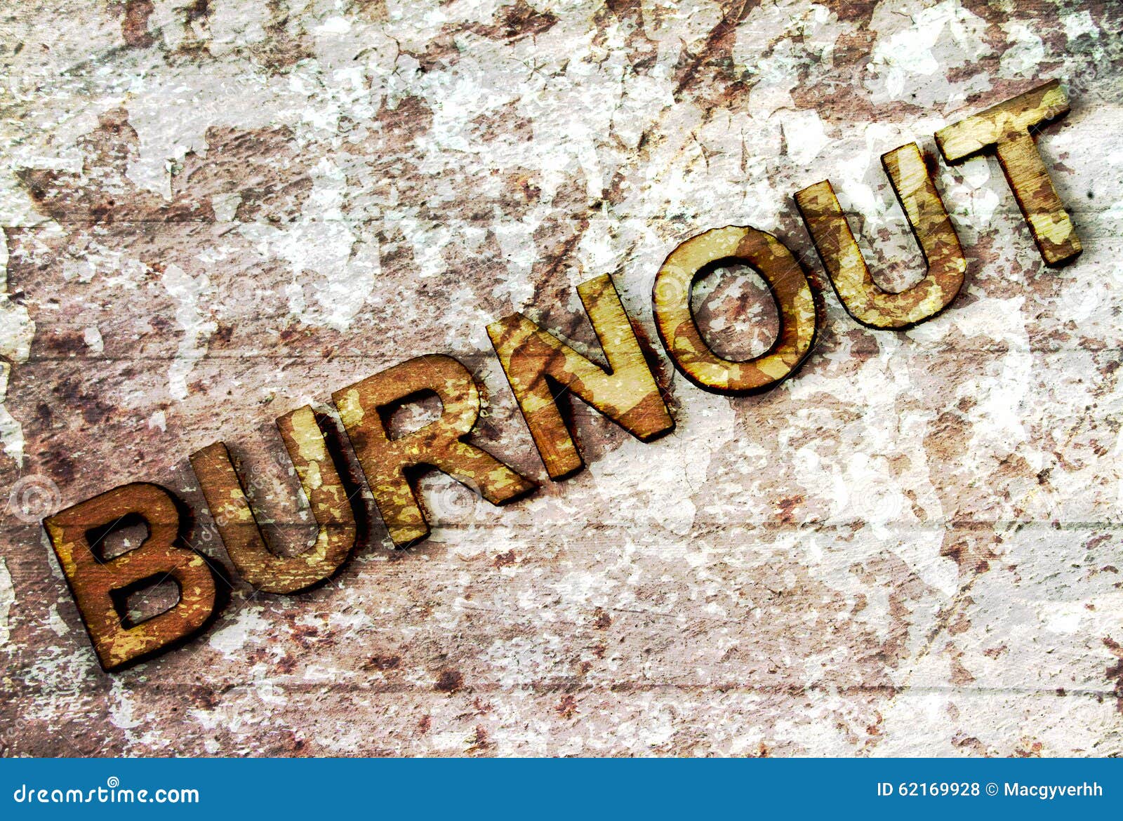 Burnout stock photo. Image of background, psyche, word - 62169928
