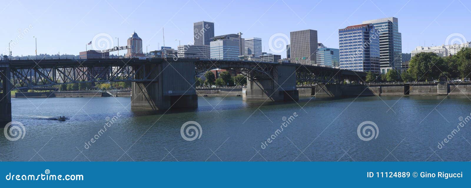 The Burnside Bridge Portland or. Stock Image - Image of crossings ...