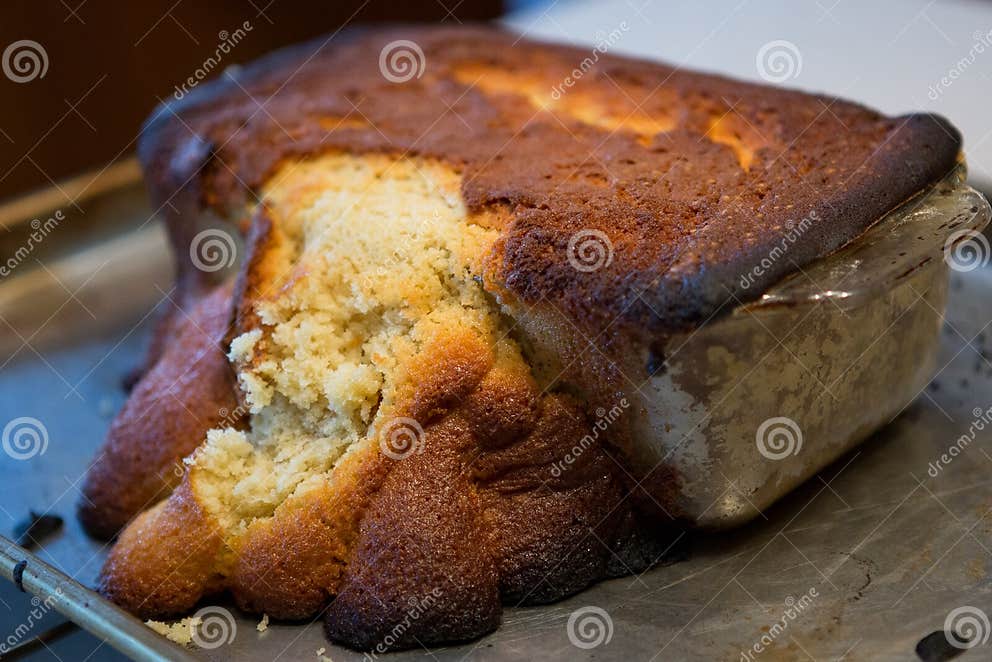 Burnt cake stock photo. Image of baking, glass, blackened - 52679192