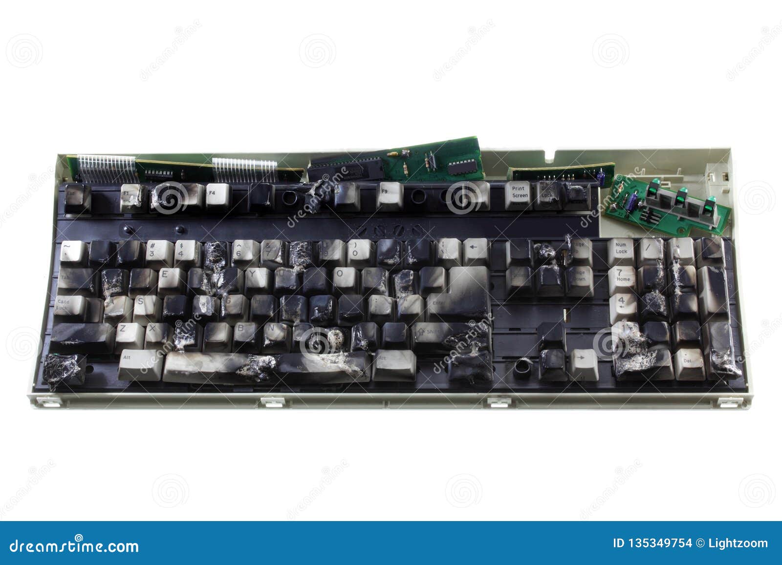 Burnt Computer Mouse Royalty-Free Stock Photography | CartoonDealer.com ...