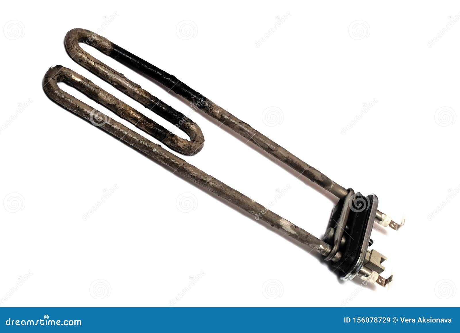 Burnt Detail of a Washing Machine, Isolated Stock Image - Image of ...