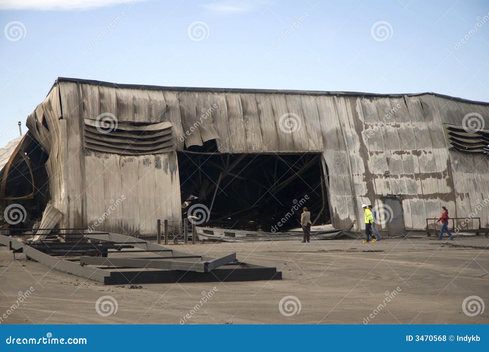 Burnt down building stock photo. Image of ruins, fire - 3470568