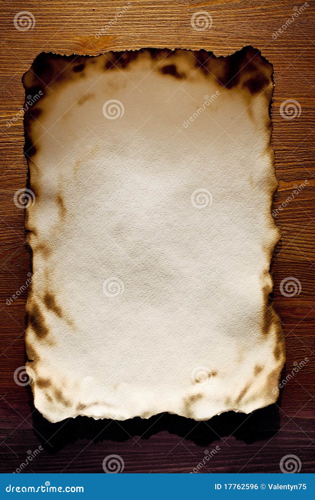 Burnt Paper Scroll