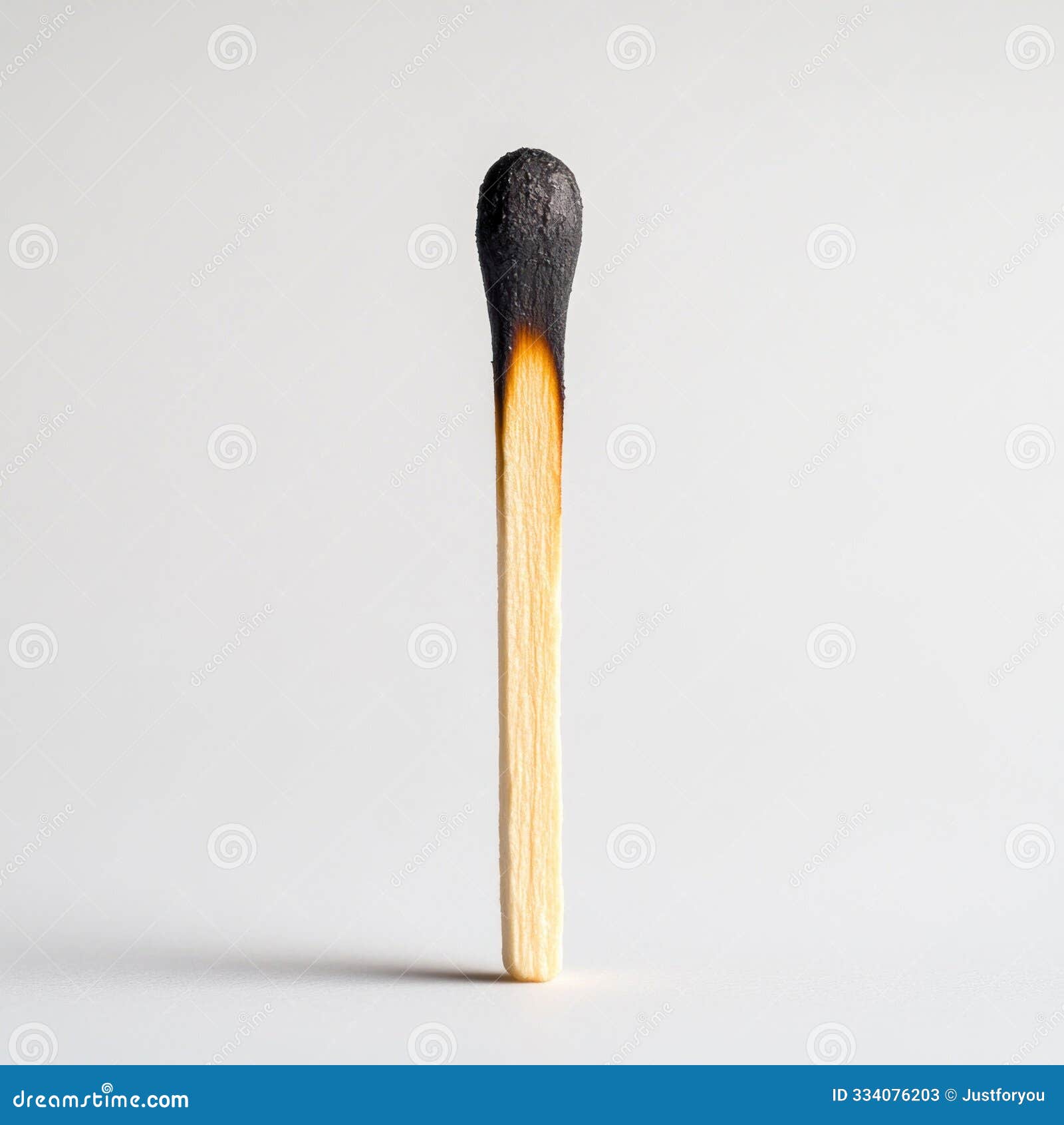 Burnt Matchstick Icon. Black Burnout Cartoon Symbol | CartoonDealer.com ...