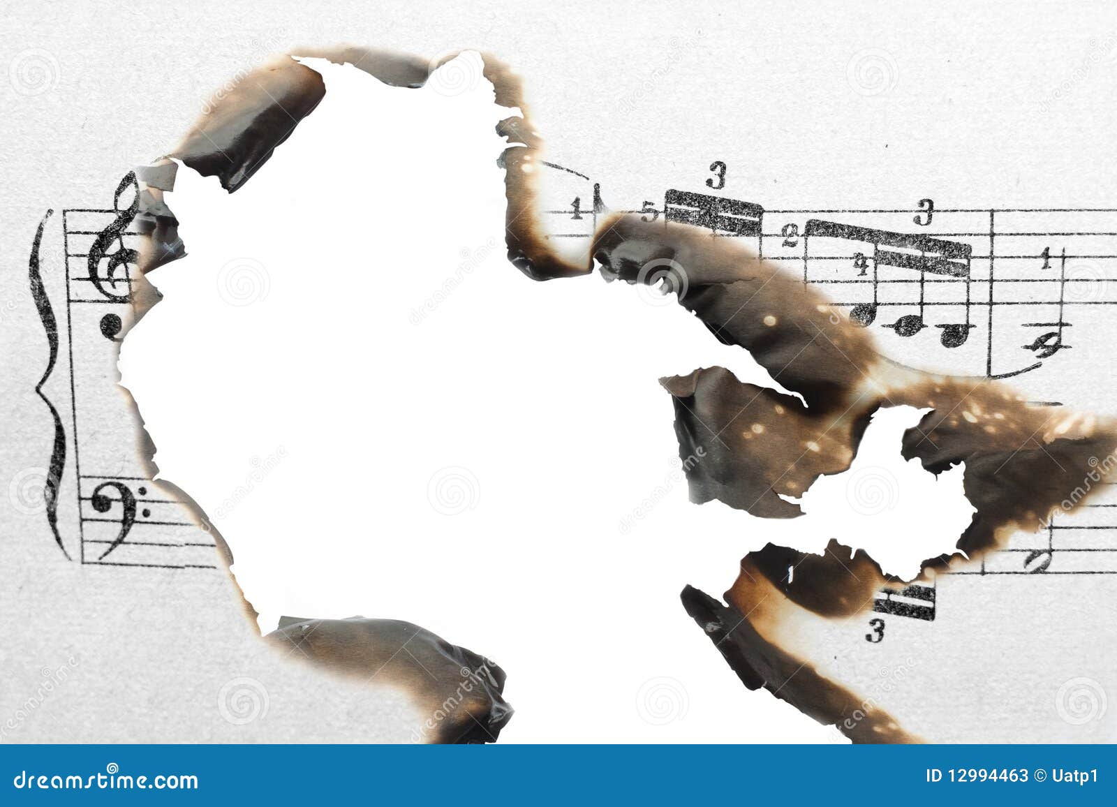 Burnt Notes For The Piano Stock Photography | CartoonDealer.com #202132682