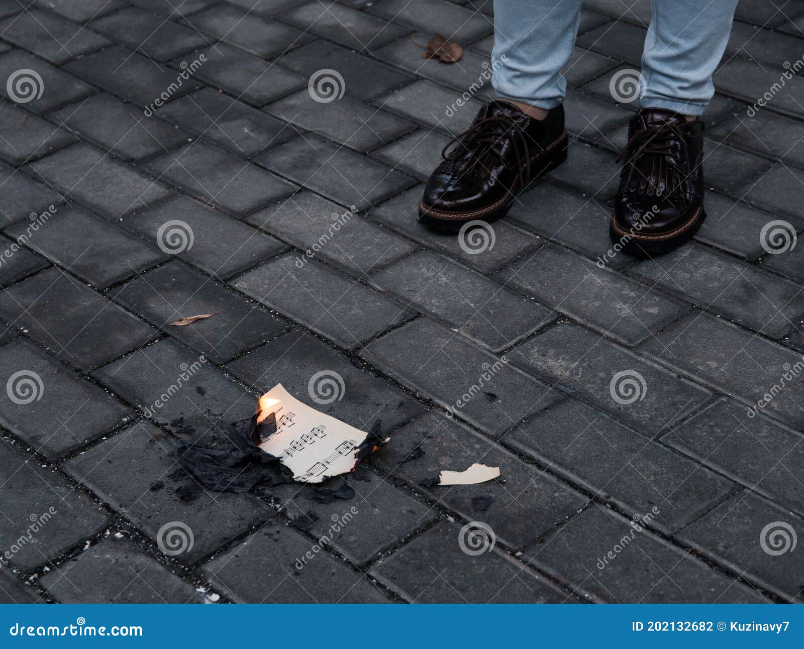 Burnt notes for the piano stock photo. Image of black - 202132682