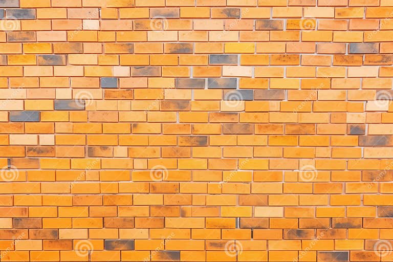 Burnt Orange Brick Wall Background Stock Illustration - Illustration of ...