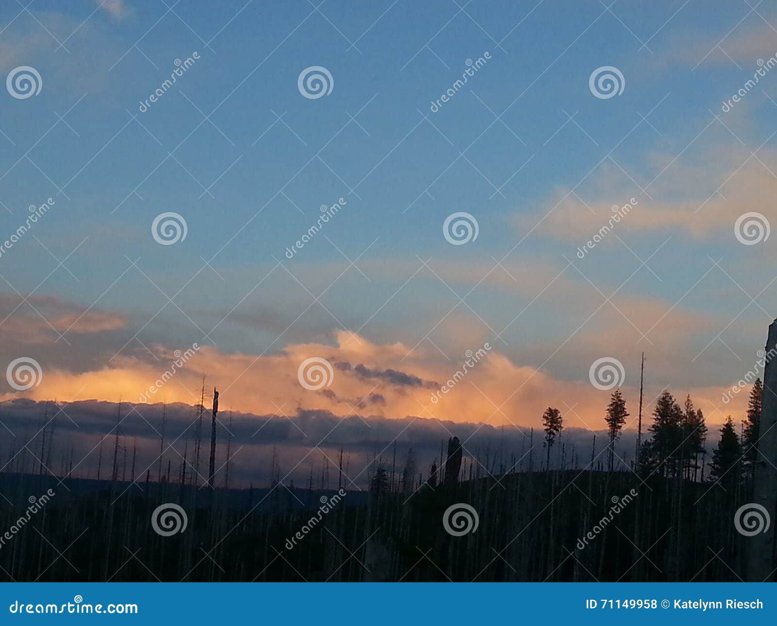 Burnt orange sunset stock photo. Image of orange, burnt - 71149958