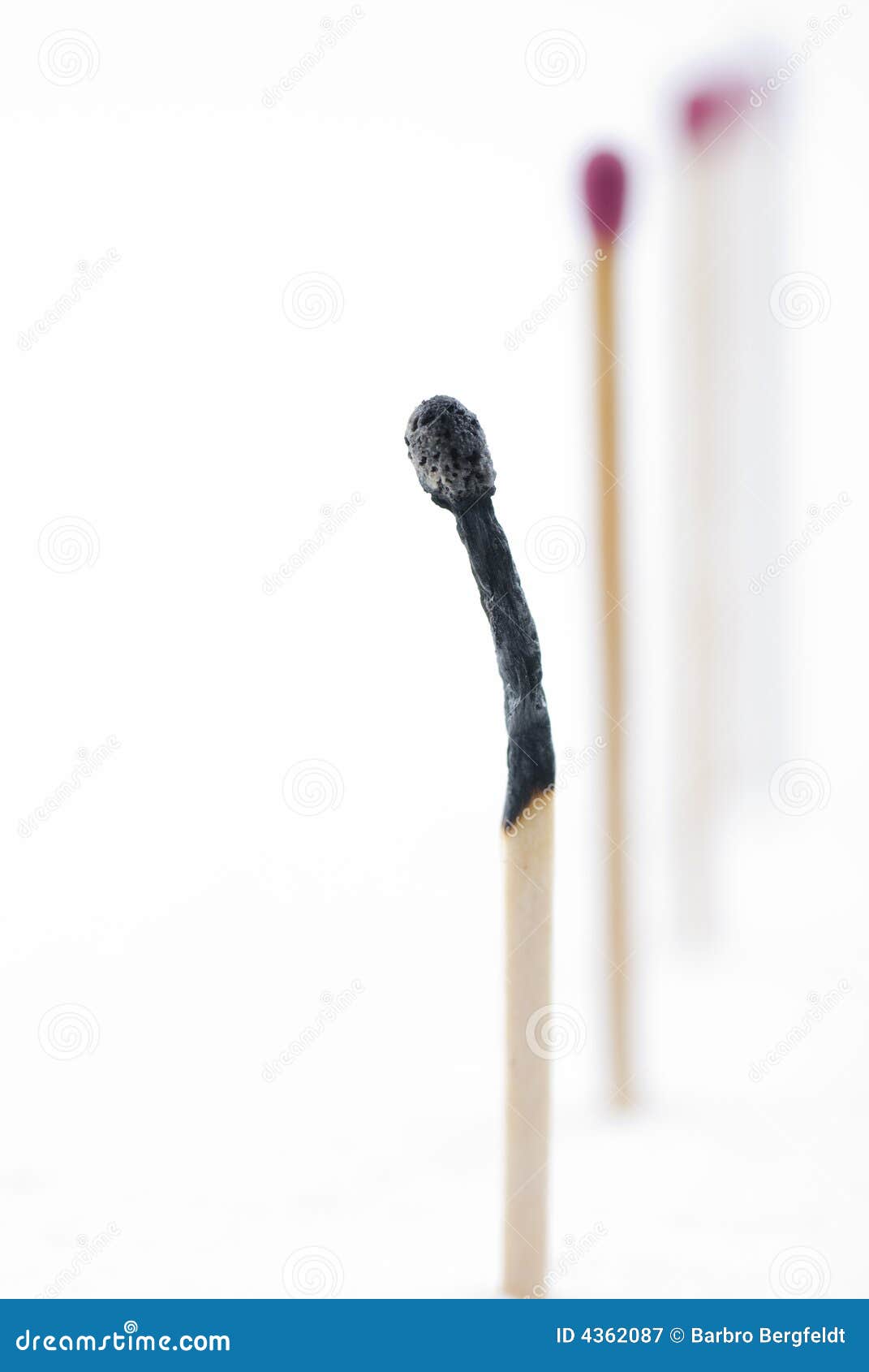 Burnt Out stock image. Image of exhausted, match, burn - 4362087