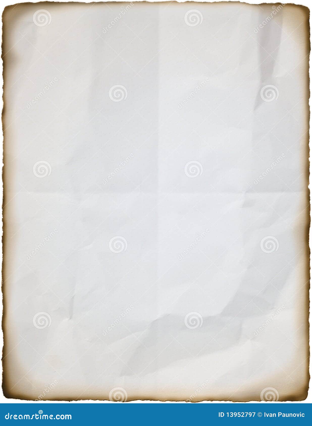 Old Paper With Burnt Edges. Royalty-Free Stock Photography ...