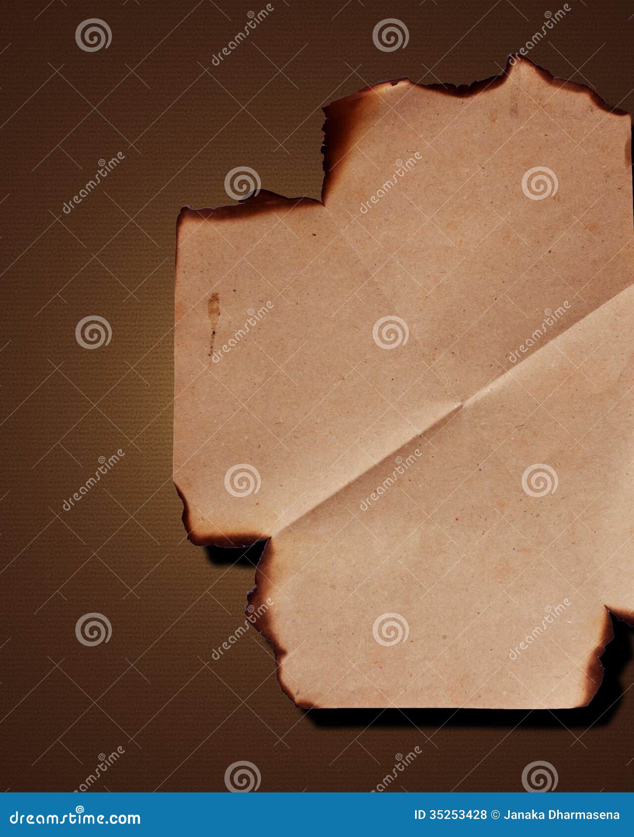 Burnt Paper stock photo. Image of abstract, flames, brown - 35253428