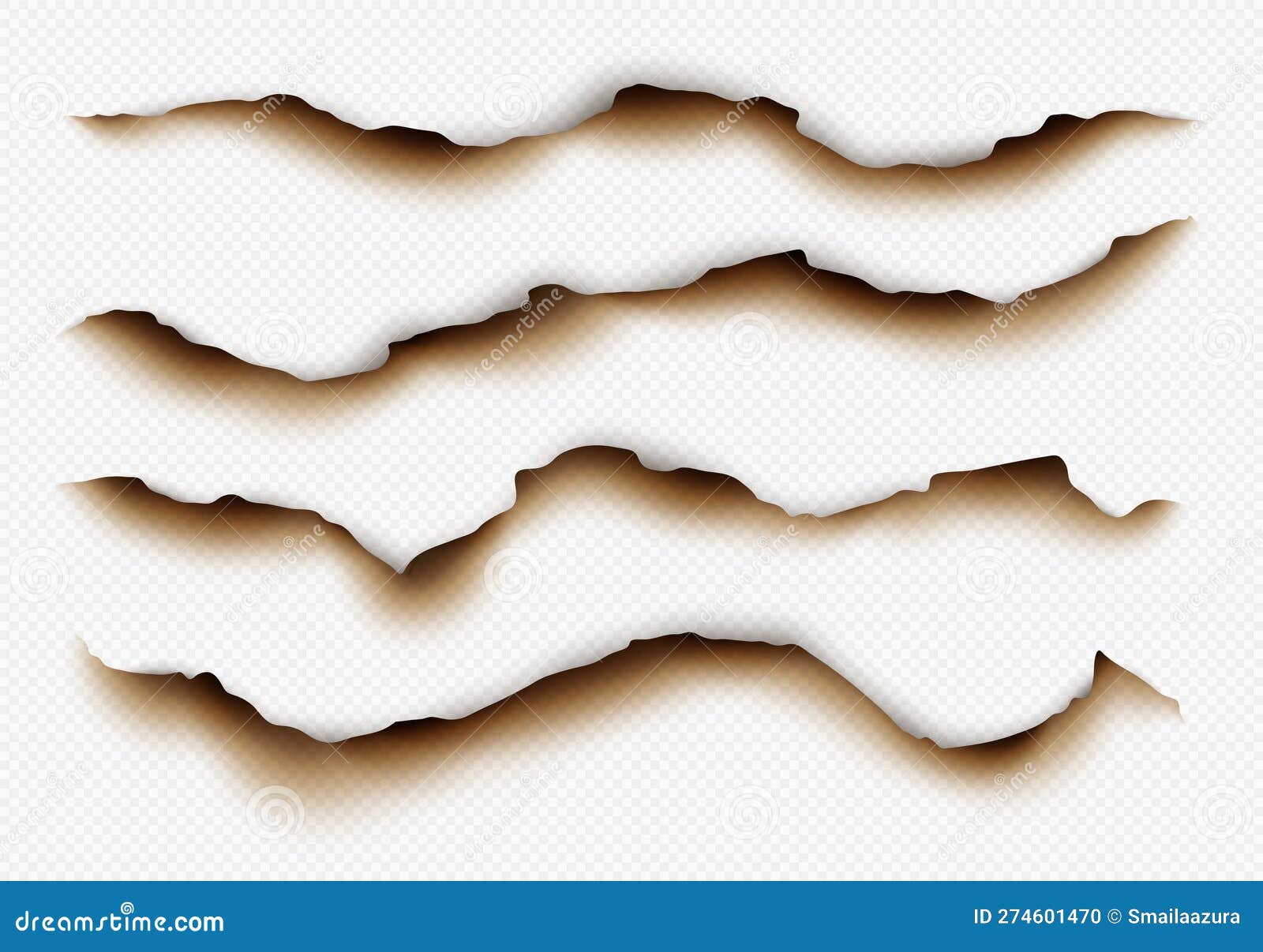 Burning Paper Edges Effect