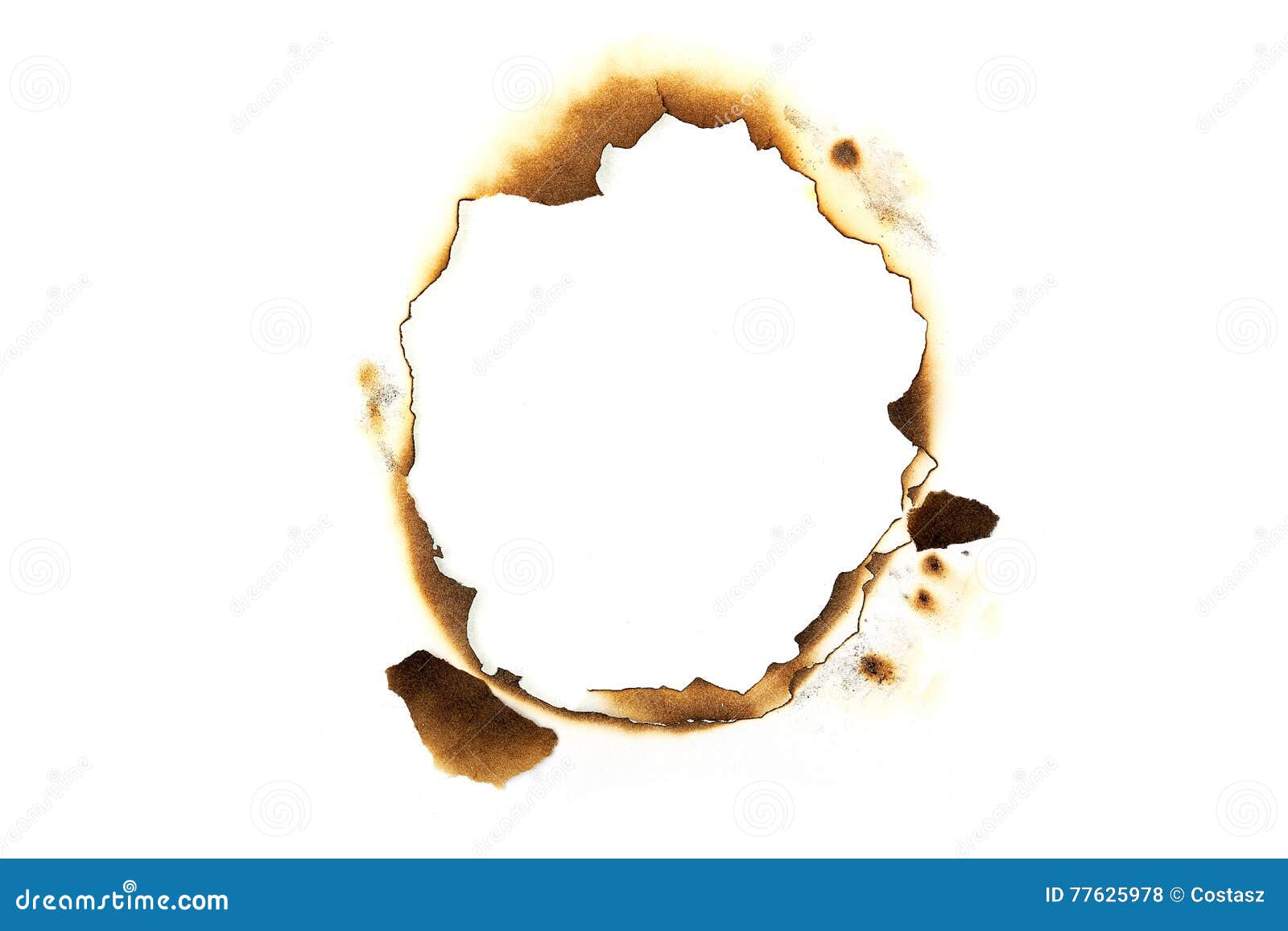 Burnt paper stock photo. Image of border, background - 77625978