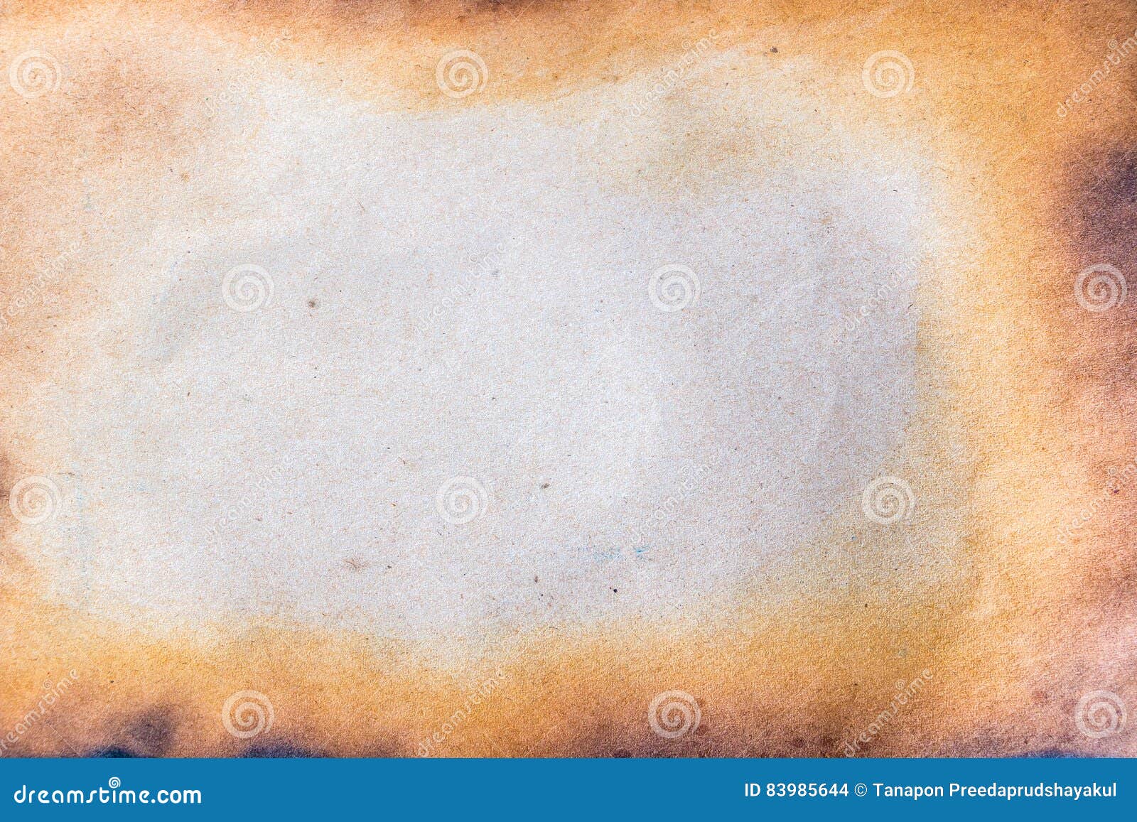 Burnt paper. stock photo. Image of empty, blank, parchment - 83985644