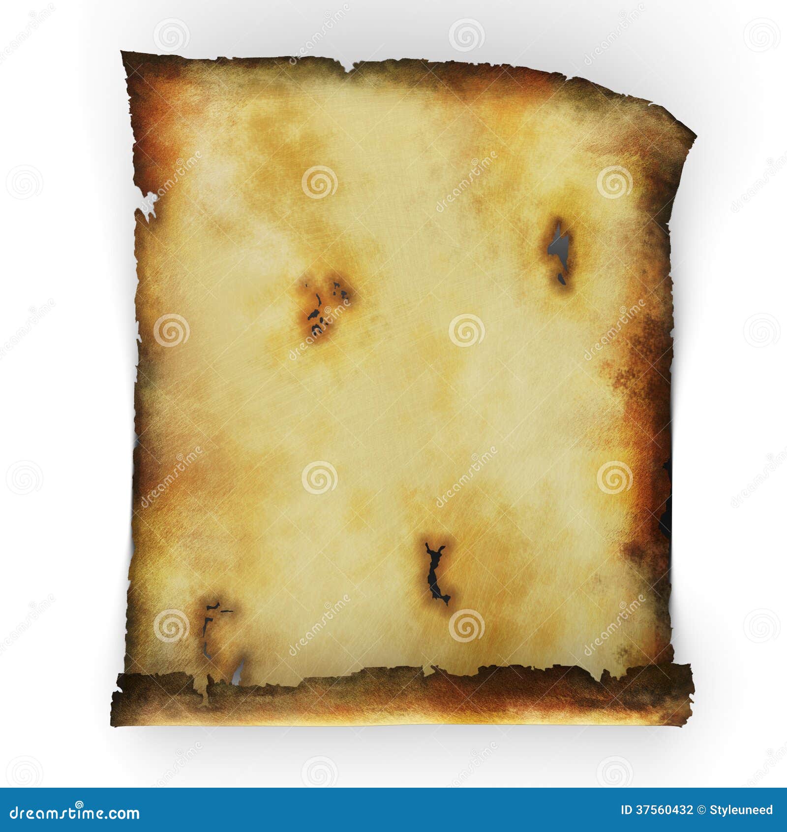 Burnt Scroll Stock Photography | CartoonDealer.com #6799550