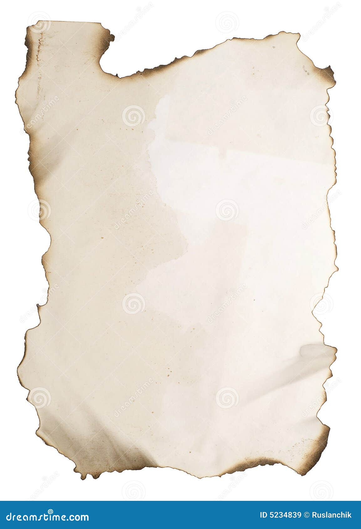 Burnt White Paper