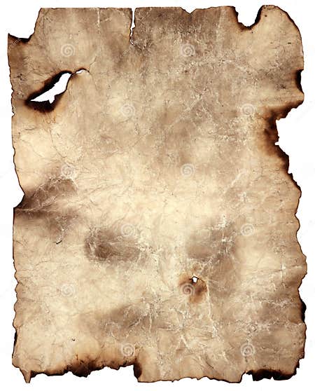 Burnt Parchment Paper stock image. Image of communciation - 14097511