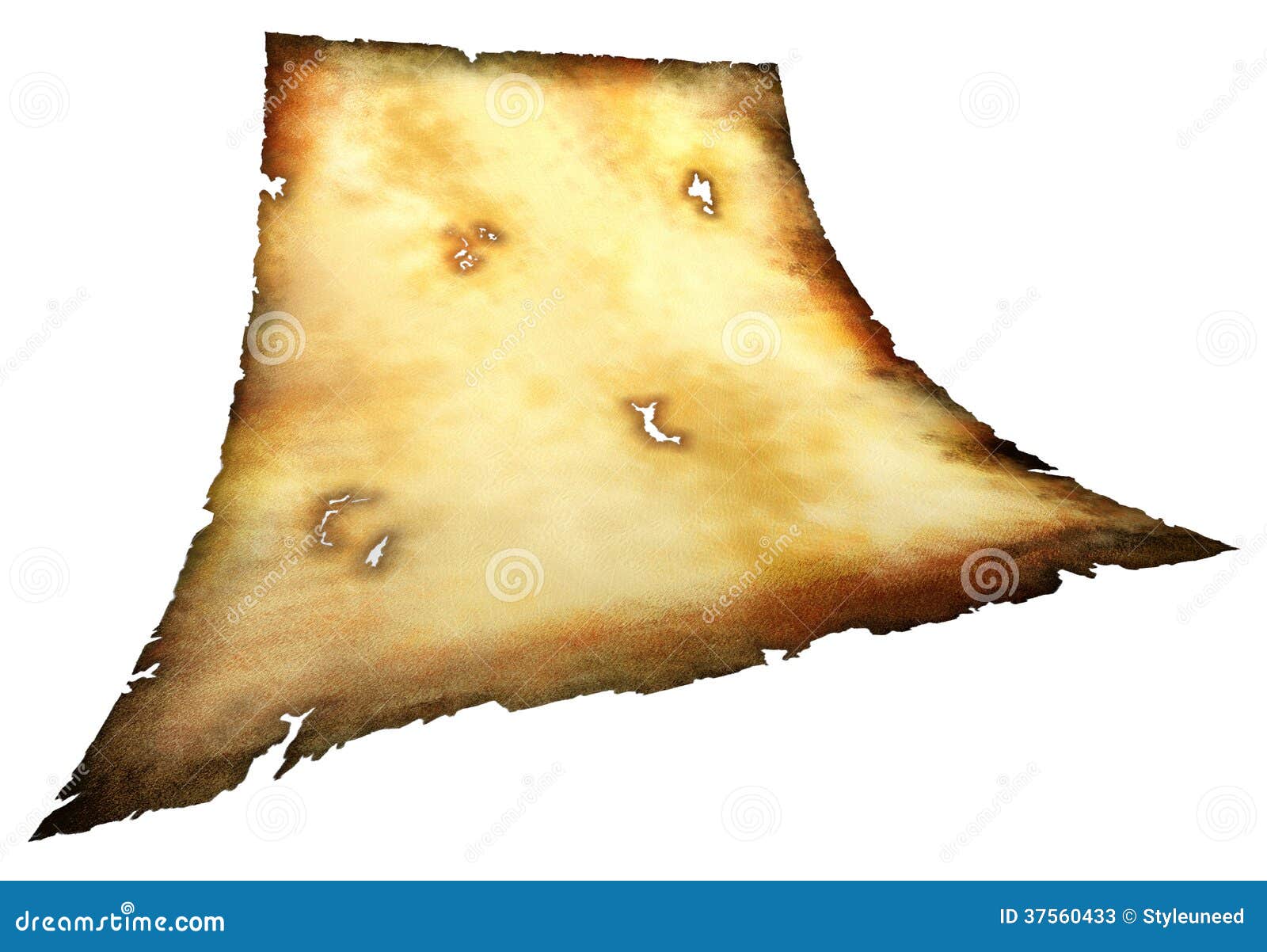 Burnt parchment scroll stock illustration. Illustration of retro - 37560433