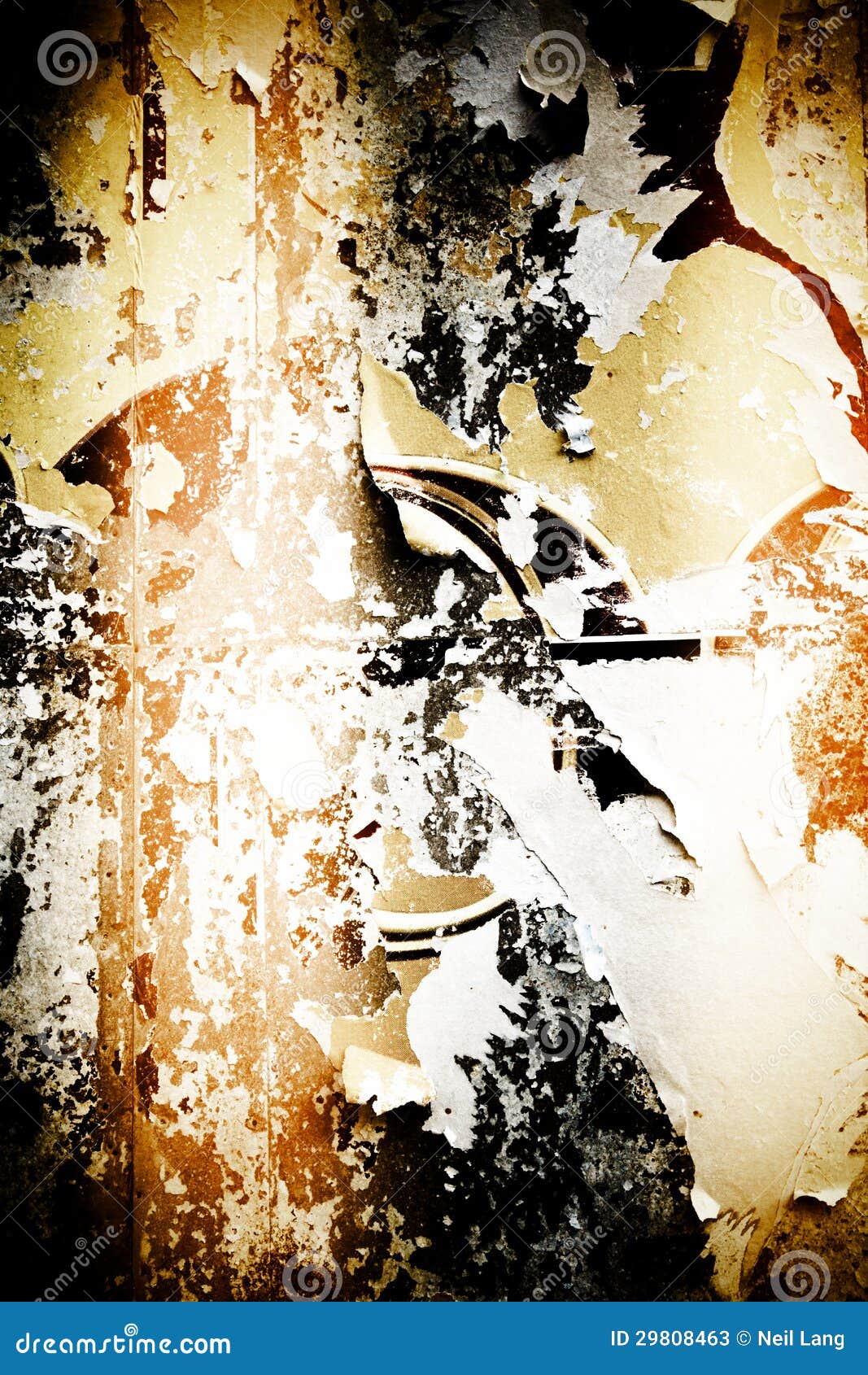 Fire damaged poster stock image. Image of exposed, faded - 29808463