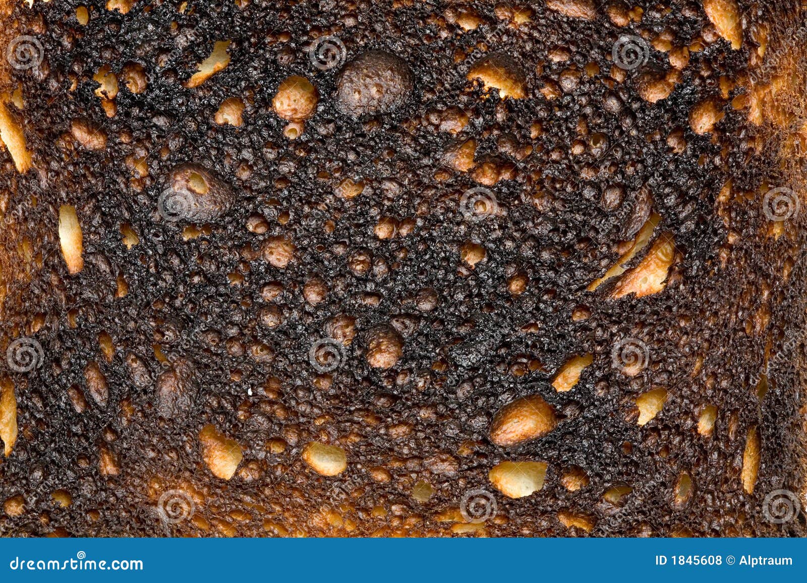 Burnt toast background stock photo. Image of macro, closeup - 1845608