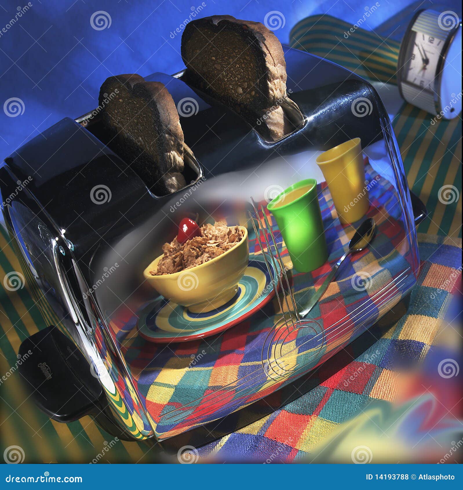 Burnt toast for breakfast stock photo. Image of toaster - 14193788