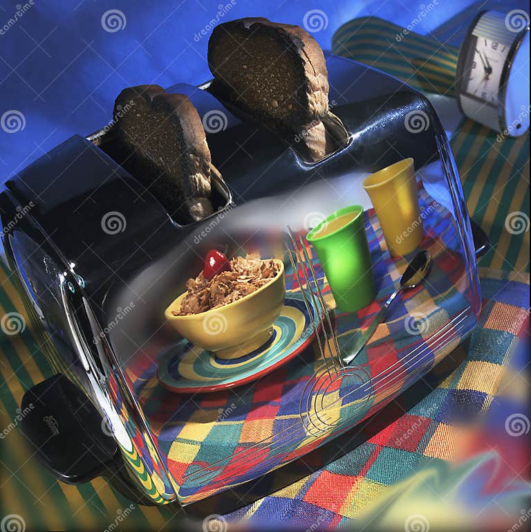 Burnt toast for breakfast stock photo. Image of toaster - 14193788