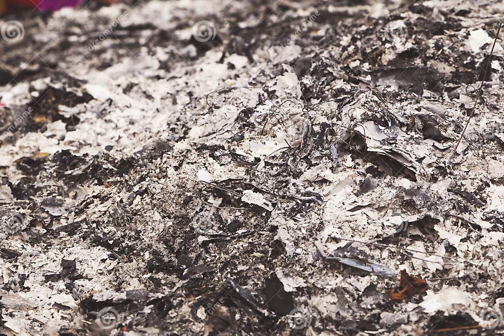 Burnt trash stock photo. Image of battered, grunge, charred - 79056964