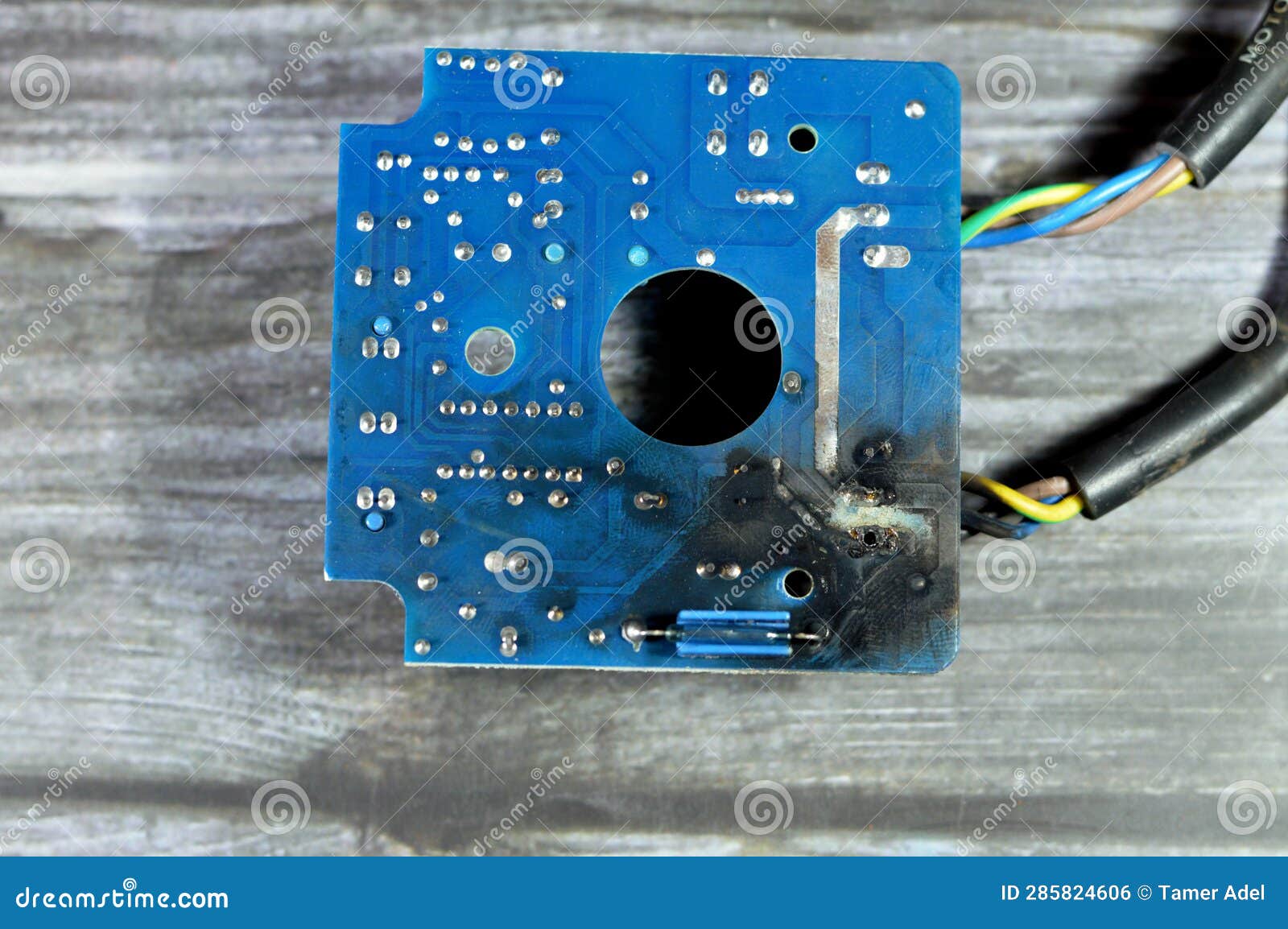 Burnt Water Pump Automatic Pressure Control Electronic Switch Circuit ...