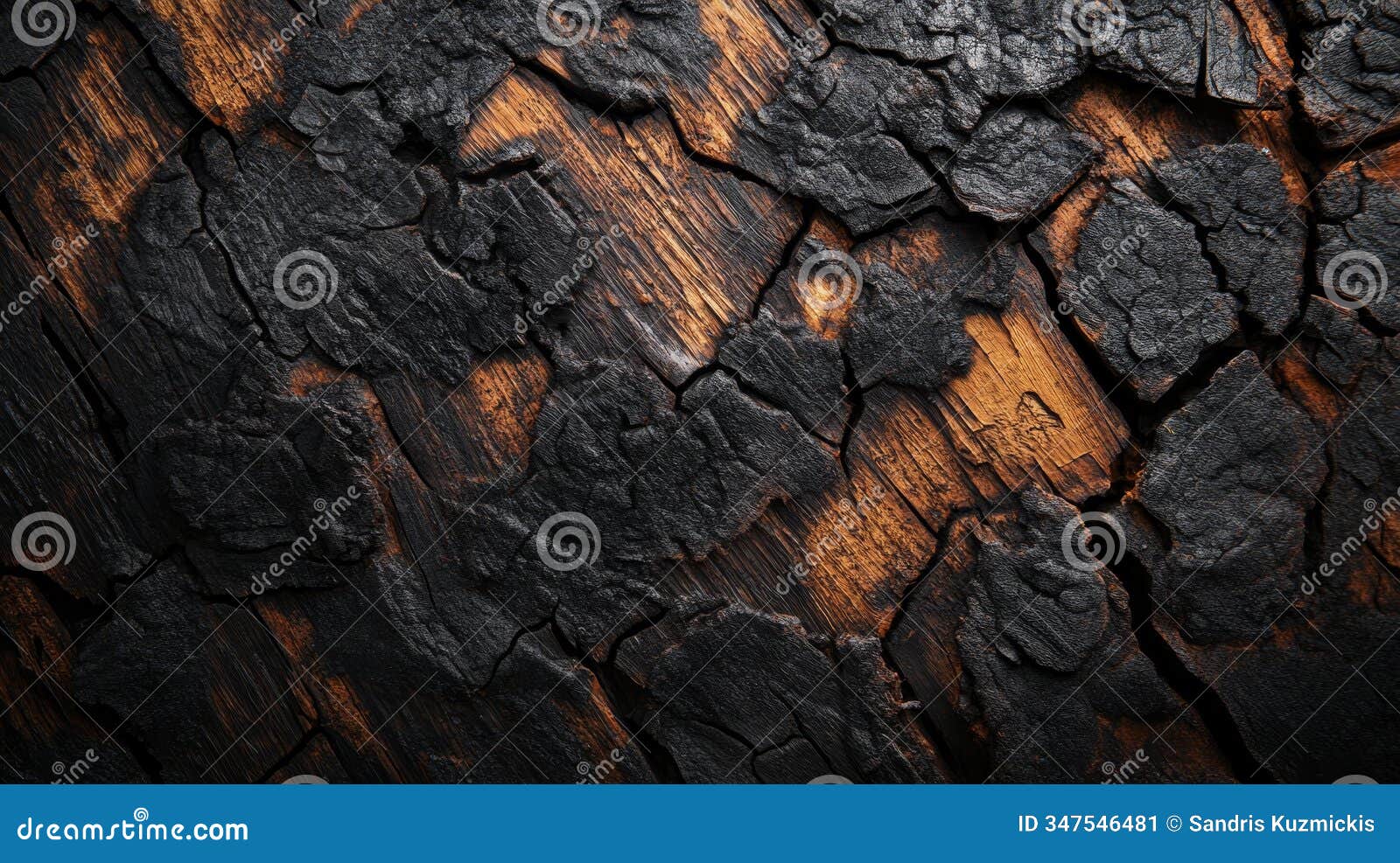 A Burnt Wood, with Dark and Light Textures. Generative AI. Stock ...