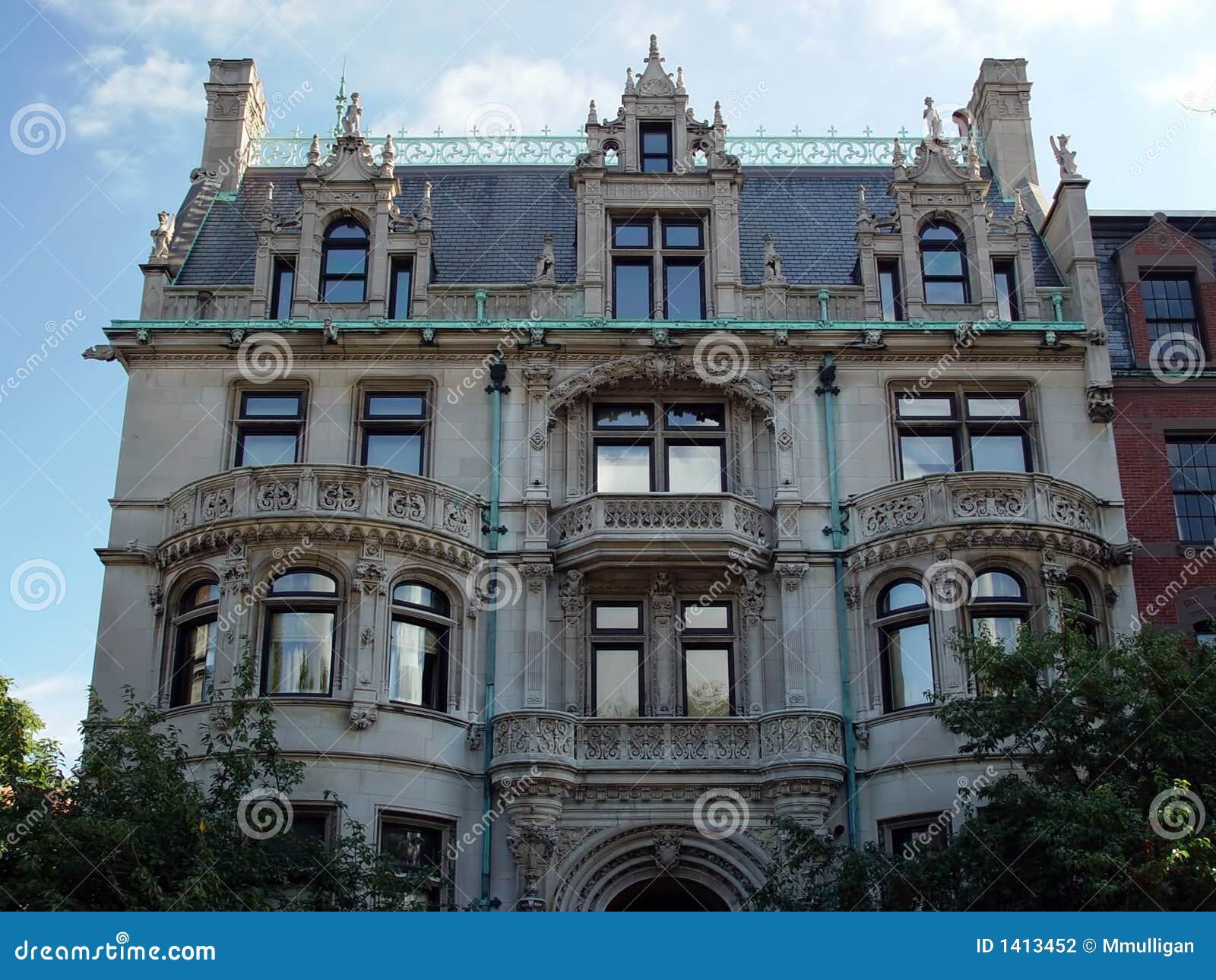 Burrage House Series Color Two Stock Photo - Image of demons, ornate ...