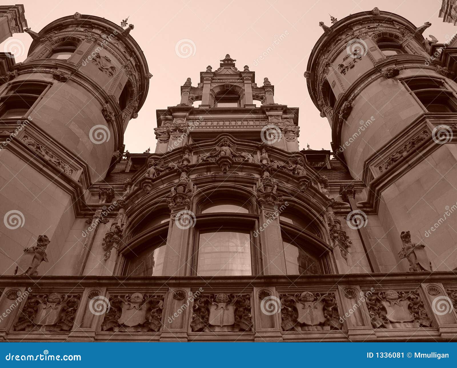 Burrage House Series Sepia Eight Stock Image - Image of boston ...