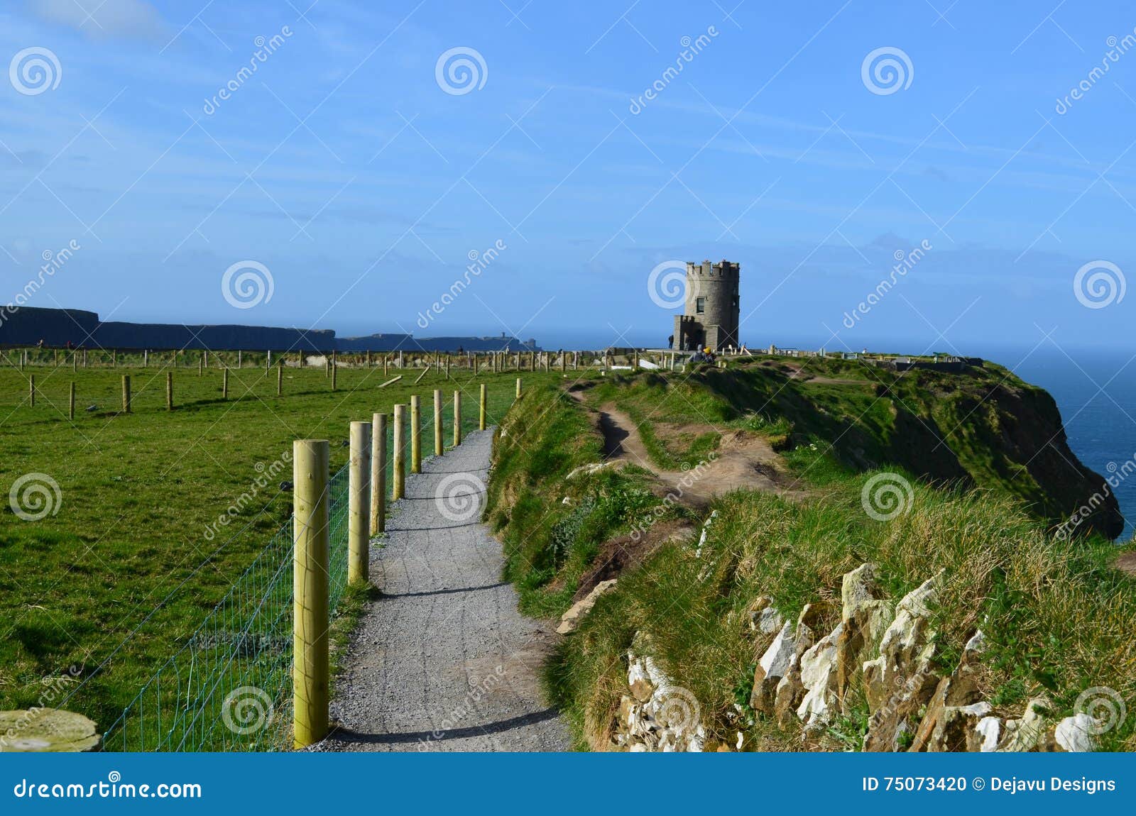 The Burren Way in Ireland stock photo. Image of formation - 75073420