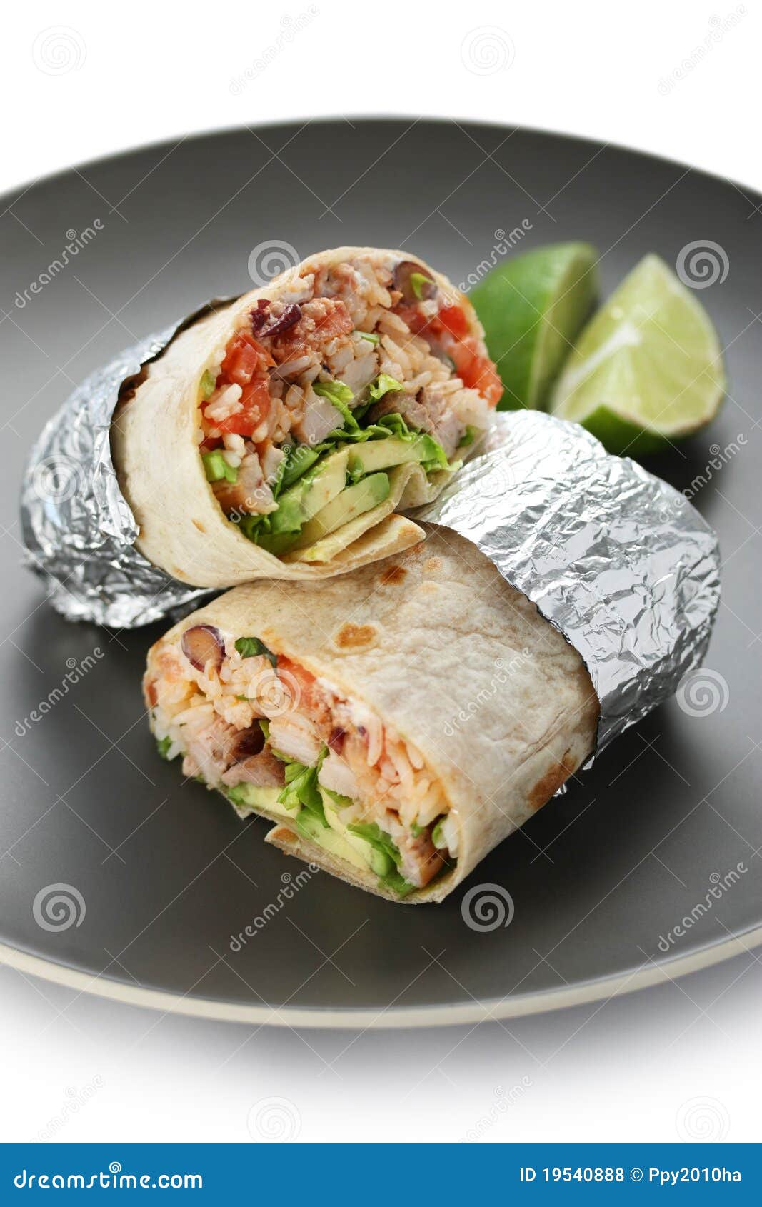 Burritos stock photo. Image of mexico, avocado, burrito - 19540888