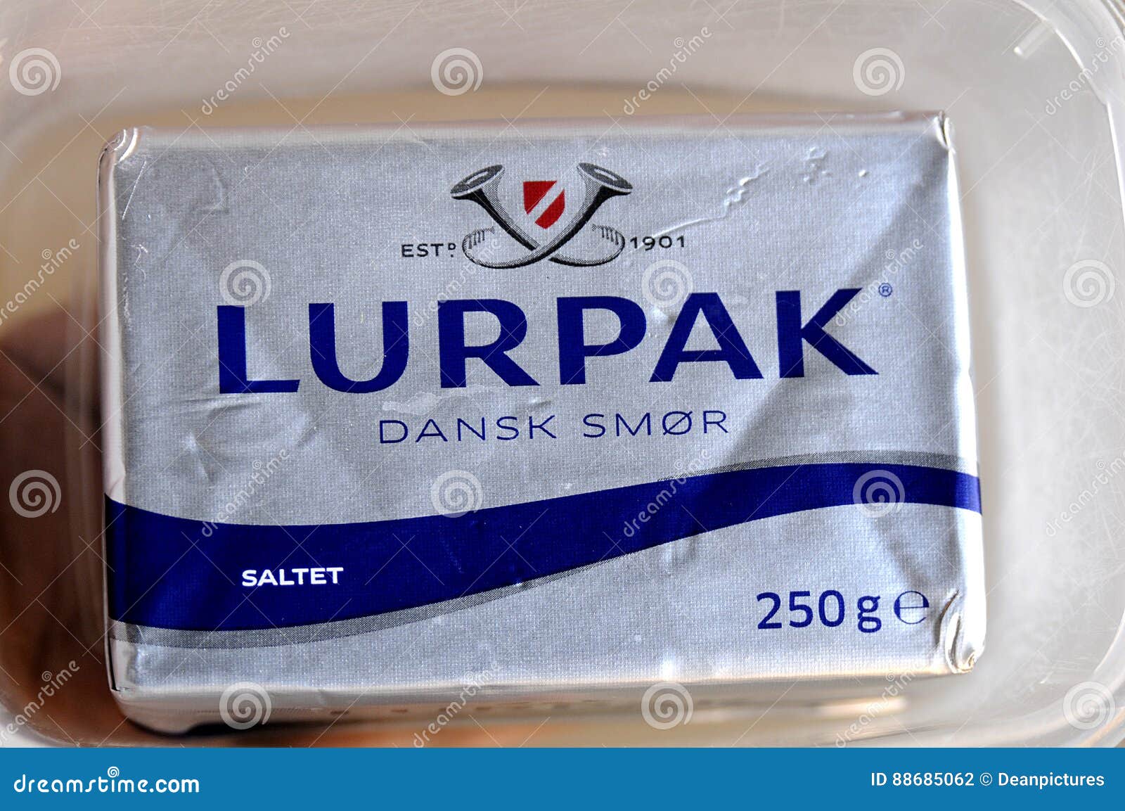 BURRO DANESE DI LURPAK fotografia editoriale. Immagine di latte - 88685062
