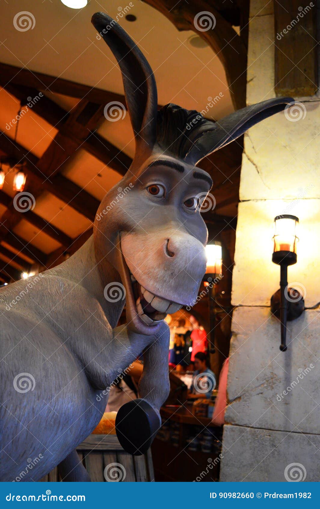 Burro de Shrek imagen editorial. Imagen de lindo, hollywood - 90982660