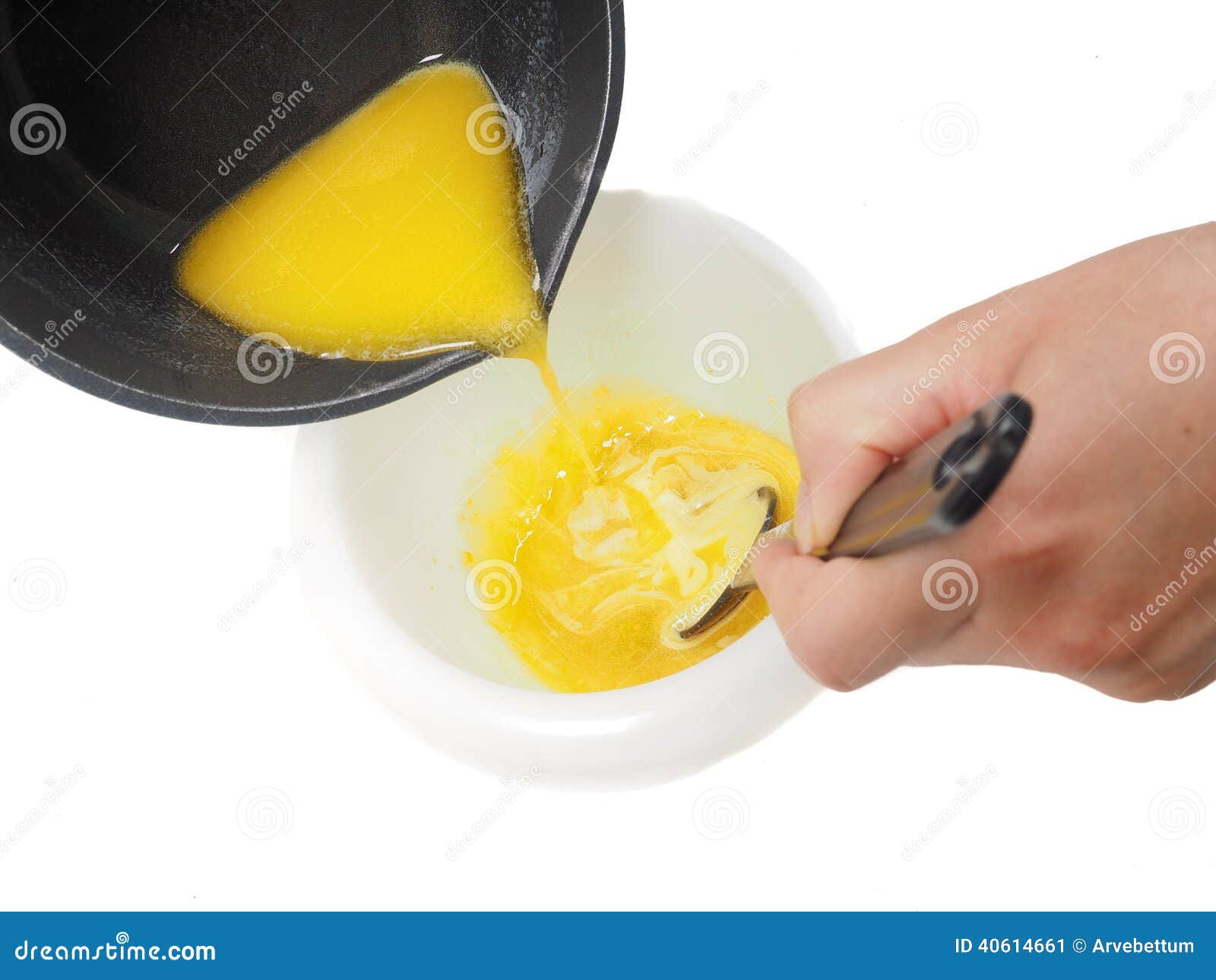 Burro fuso immagine stock. Immagine di colazione, miscela - 40614661