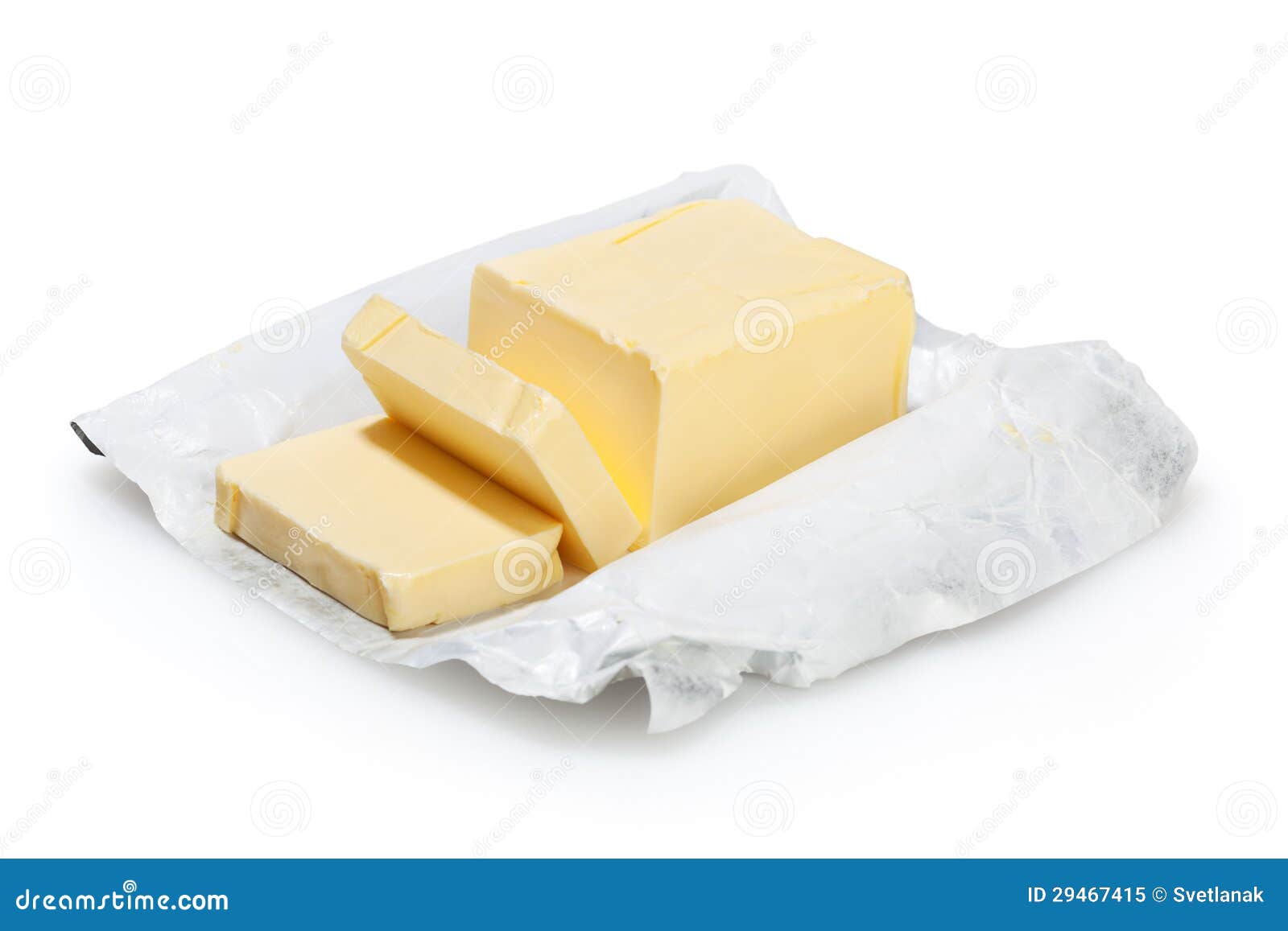 Burro isolato su bianco immagine stock. Immagine di alimento - 29467415