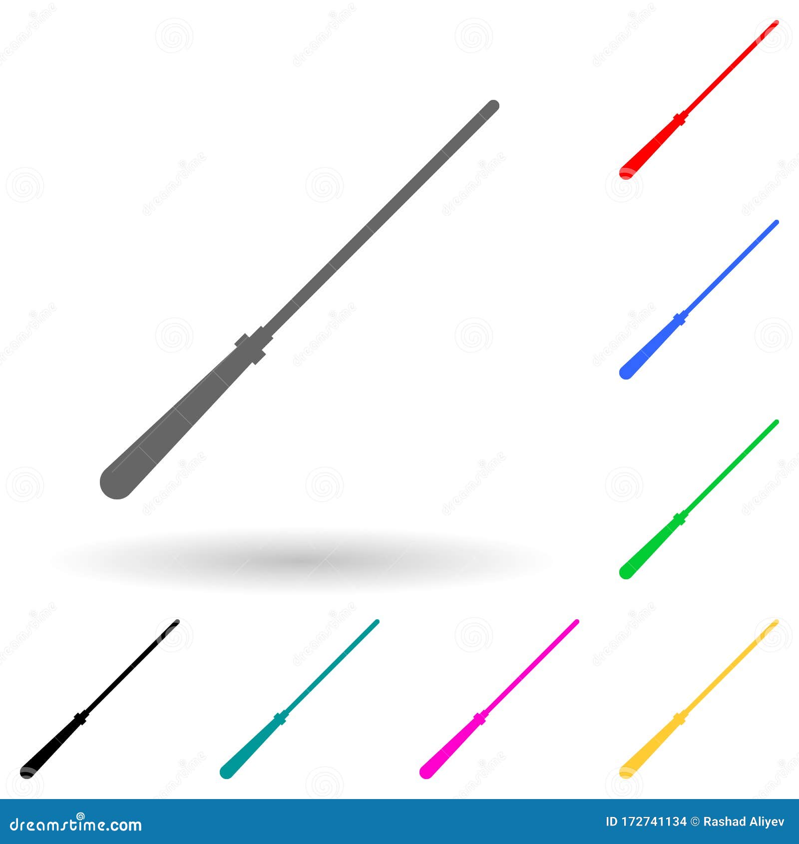 Burrow Multi Color Style Icon. Simple Glyph, Flat Vector of Kitchen ...