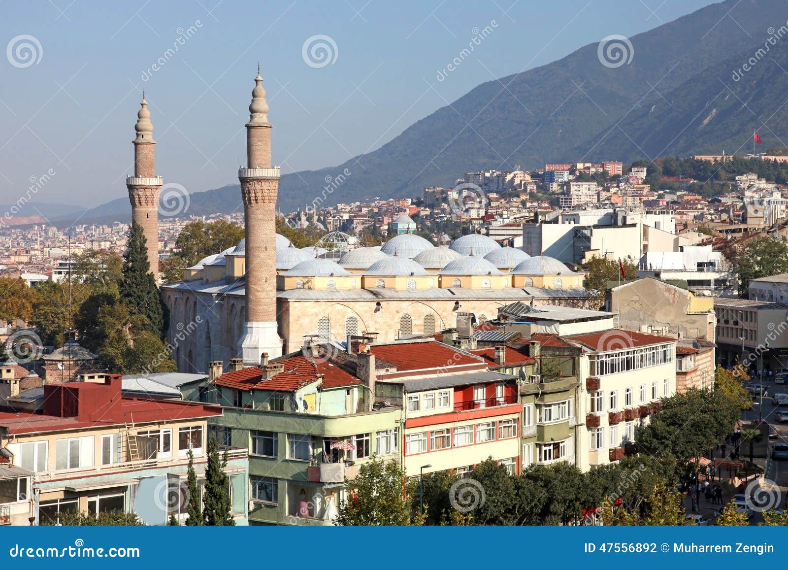 Bursa Grand Mosque or Ulu Cami Stock Photo - Image of flow, literary ...
