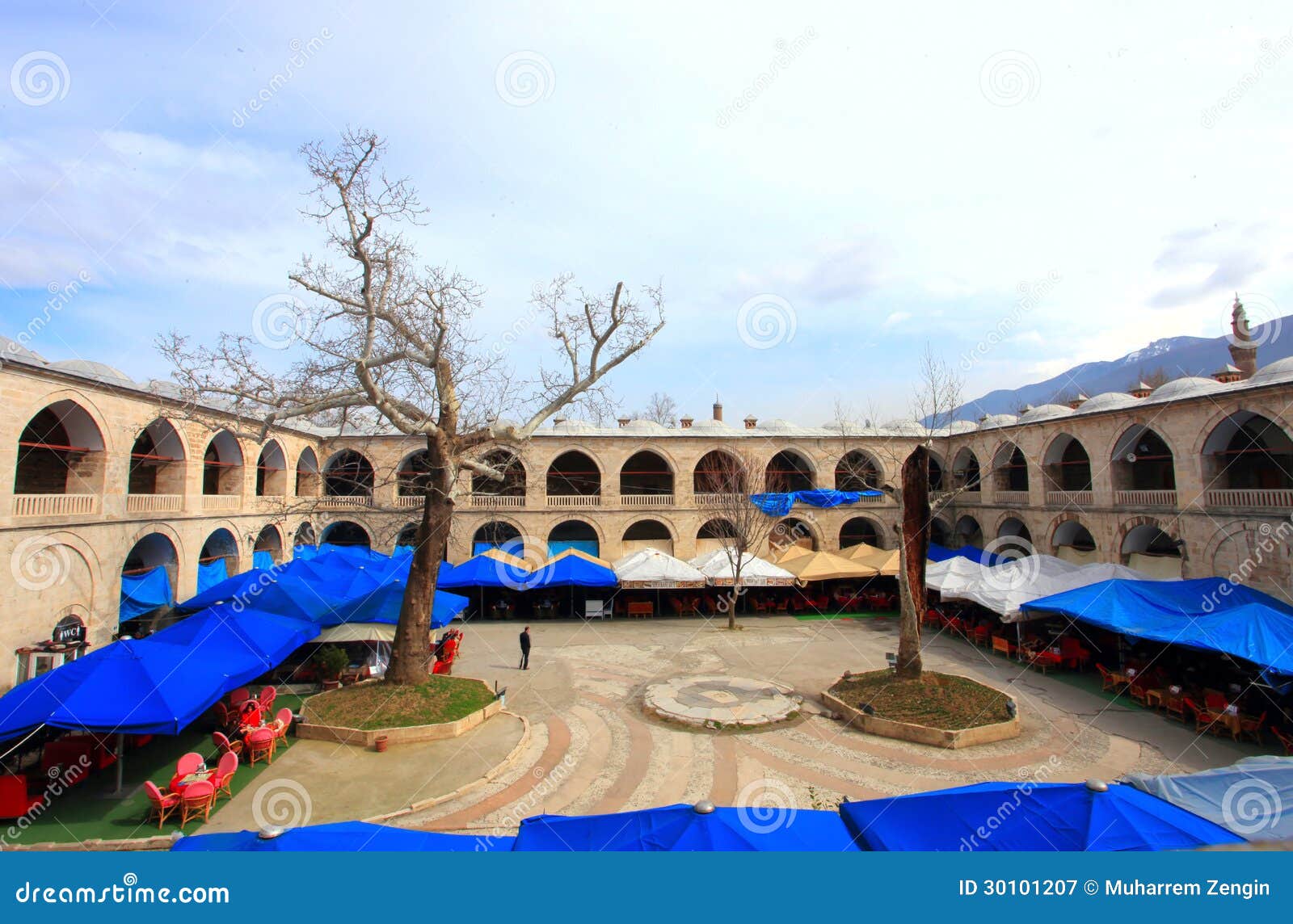 Bursa Koza Han redaktionelles stockfotografie. Bild von gebäude - 30101207