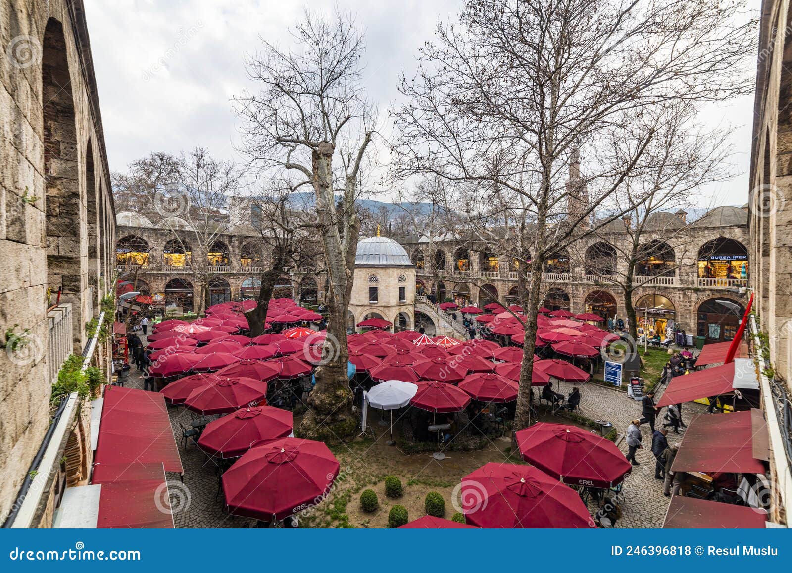 Koza Han in Bursa, Turkey editorial stock photo. Image of history ...
