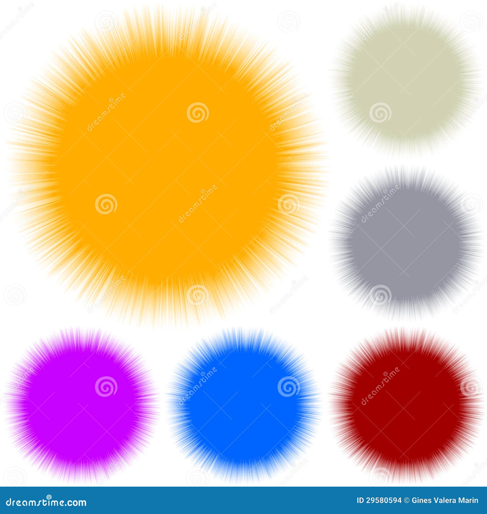 Burst stock vector. Illustration of fuzzy, circle, light - 29580594