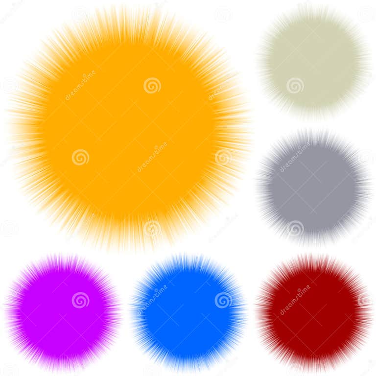 Burst stock vector. Illustration of fuzzy, circle, light - 29580594